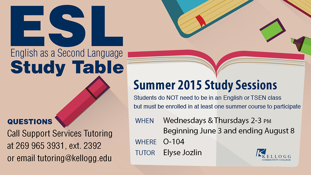 Free English Language Tutoring Available For KCC Students Who Speak Free English Language Tutoring Available For KCC Students Who Speak