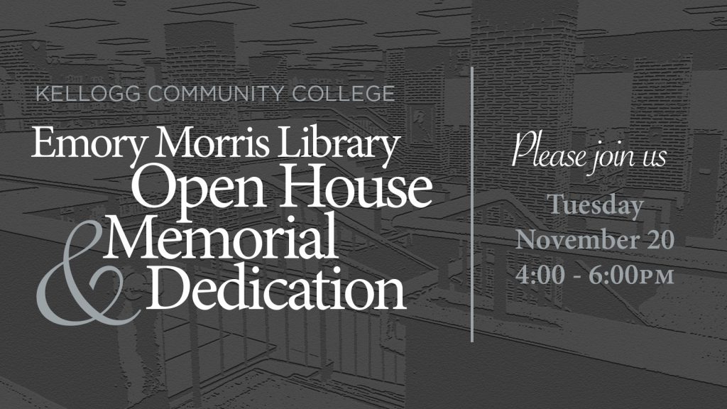 KCC library open house, dedication event to be held Nov. 20 – KCC Daily