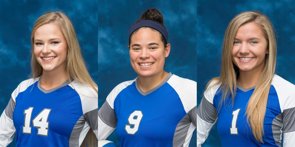 Three KCC volleyball players earn postseason awards from the MCCAA ...
