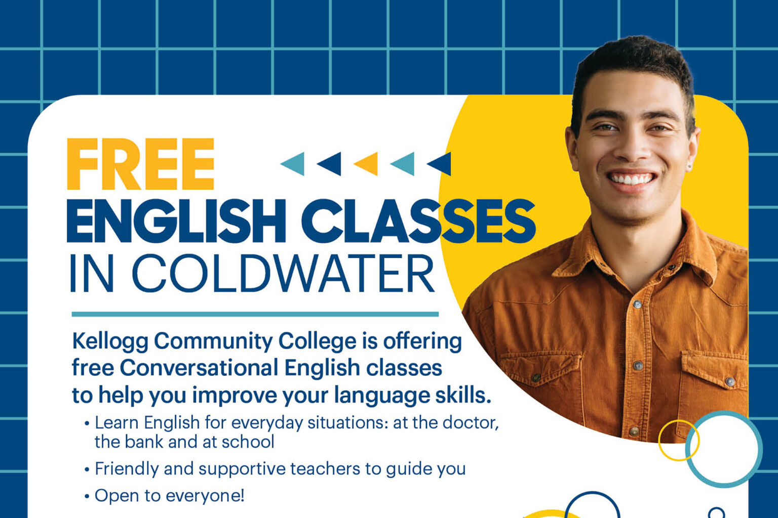 KCC offering free Conversational English classes in Coldwater – KCC Daily