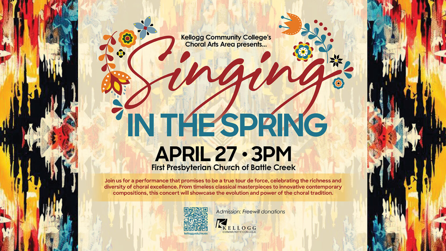 KCC “Singing in the Spring” concert will premiere international touring program April 27 in ...